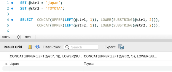 Mysql の Upper・lower Mysql の基礎 Mysql 入門